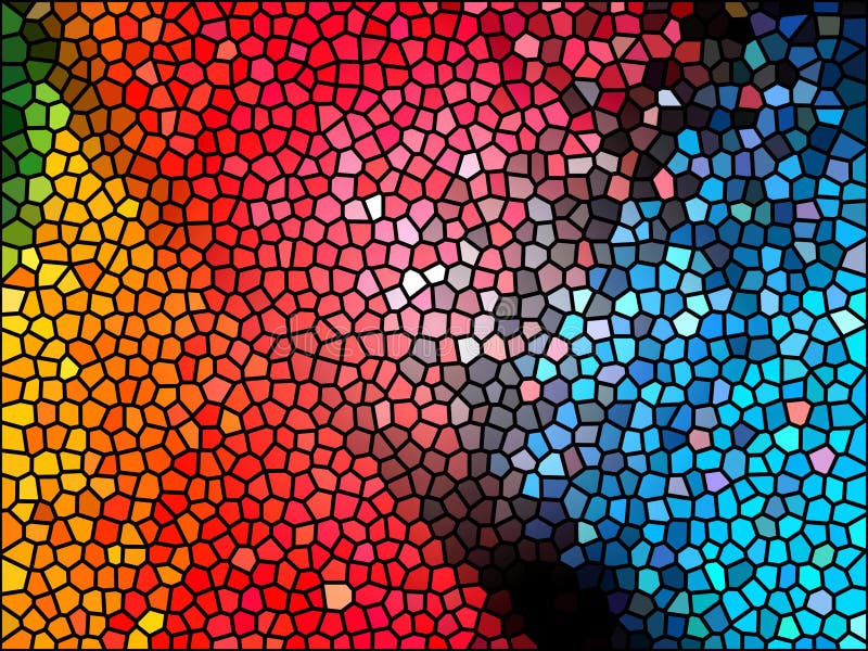 Fondo del vitral stock de ilustración. Ilustración de rojo - 31580032