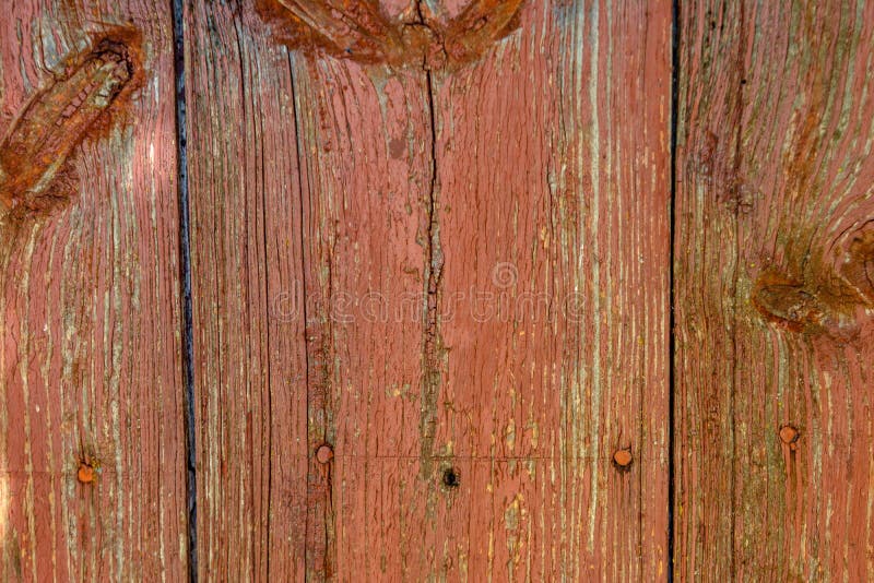 Fondo Descolorado De Madera Rojizo Del Tablaje Con Los Defectos Imagen ...