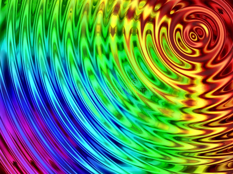 Fondo Di Effetto Dell'acqua, Risonanza Variopinta Dell'acqua ...