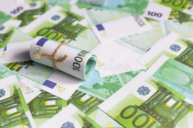 Fondo di euro valuta, fotografia stock. Immagine di europeo - 110215544