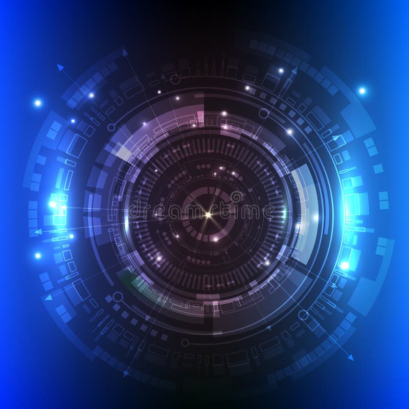 Fondo digital azul, stock de ilustración. Ilustración de pista - 84616693