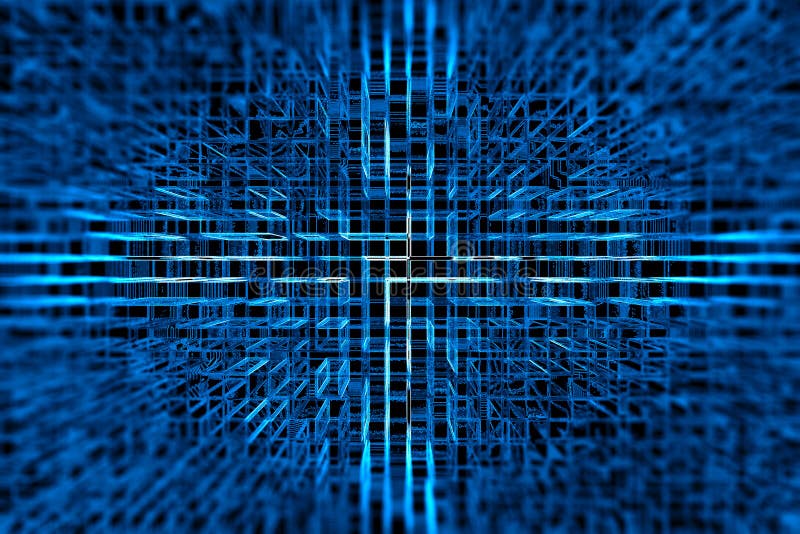 Fondo Digital Azul De La Teja Stock de ilustración - Ilustración de ...