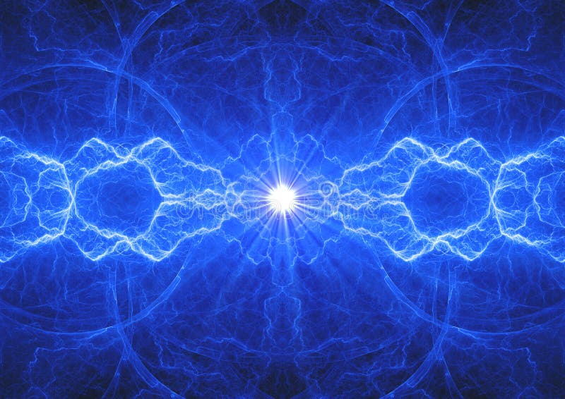 Fondo eléctrico azul stock de ilustración. Ilustración de alto - 95060295