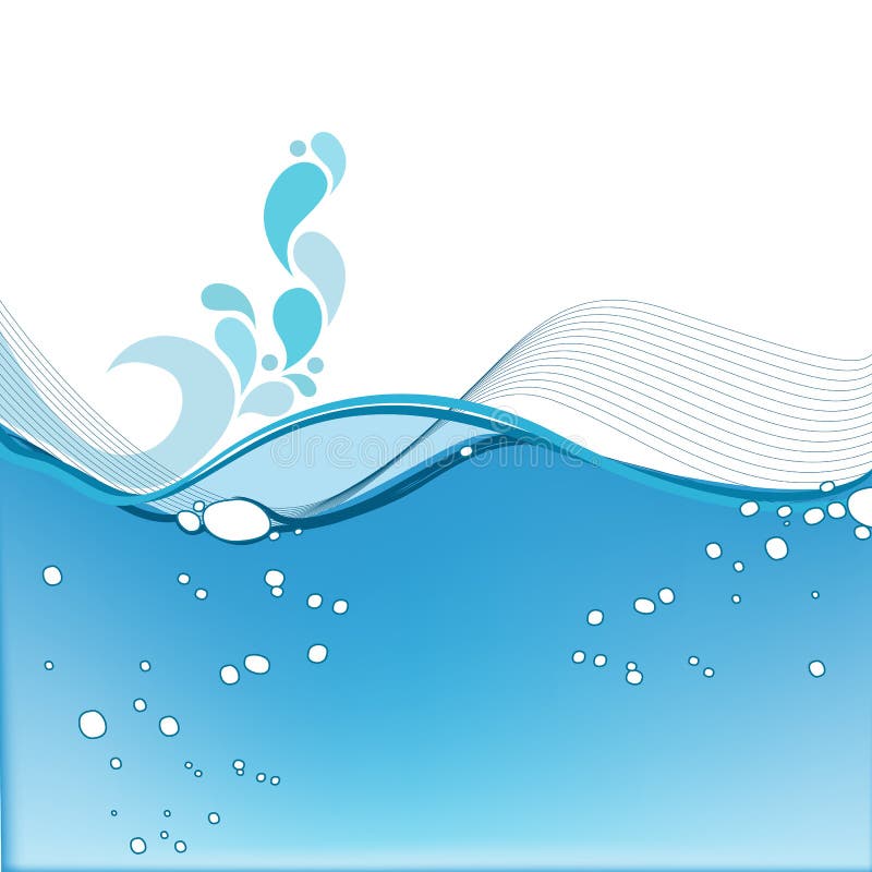 Fondo Elegante Del Asunto Del Aqua Ilustración del Vector - Ilustración ...