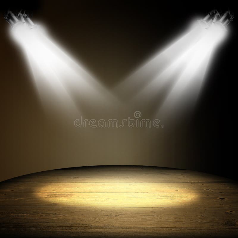 Sistema De Reflectores Coloreados En Un Fondo Transparente Iluminación ...