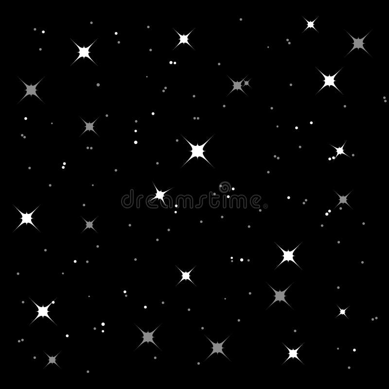 Fondo Estrellado Brillante (vector) Ilustración del Vector ...