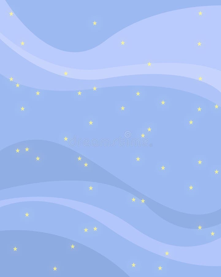 Fondo Estrellado Del Cielo Azul Stock de ilustración - Ilustración de ...