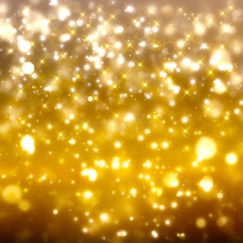 Fondo Festivo De Oro Reluciente Imagen de archivo - Imagen de luces ...
