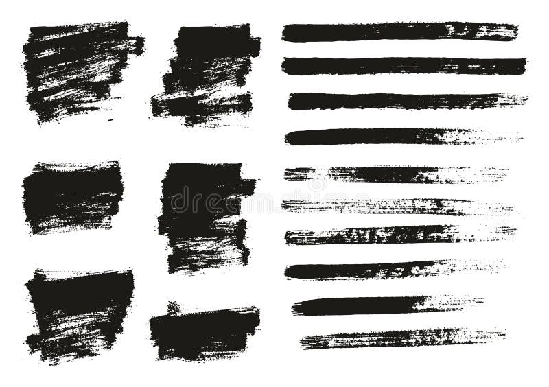 Fondo fino de la brocha ilustración del vector. Ilustración de retro ...