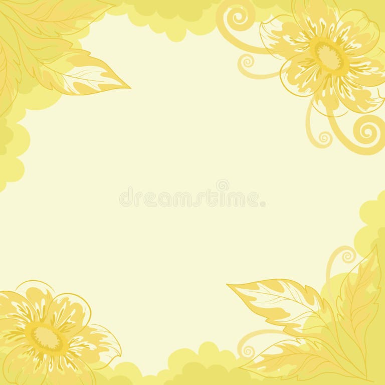Fondo floral, dalia ilustración del vector. Ilustración de prado - 23834417