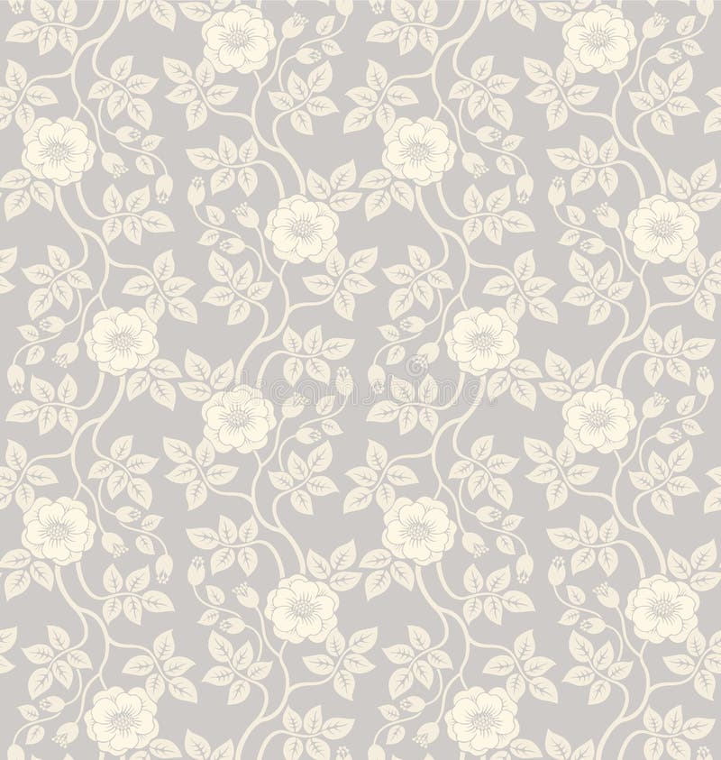 Fondo floral inconsútil ilustración del vector. Ilustración de verano ...