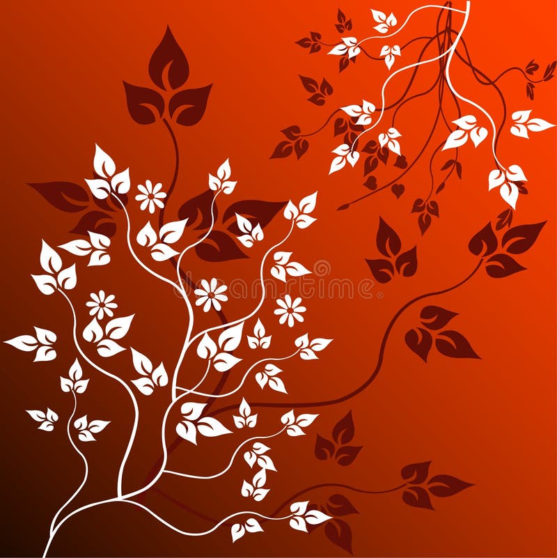 Fondo floral - vector ilustración del vector. Ilustración de extracto ...