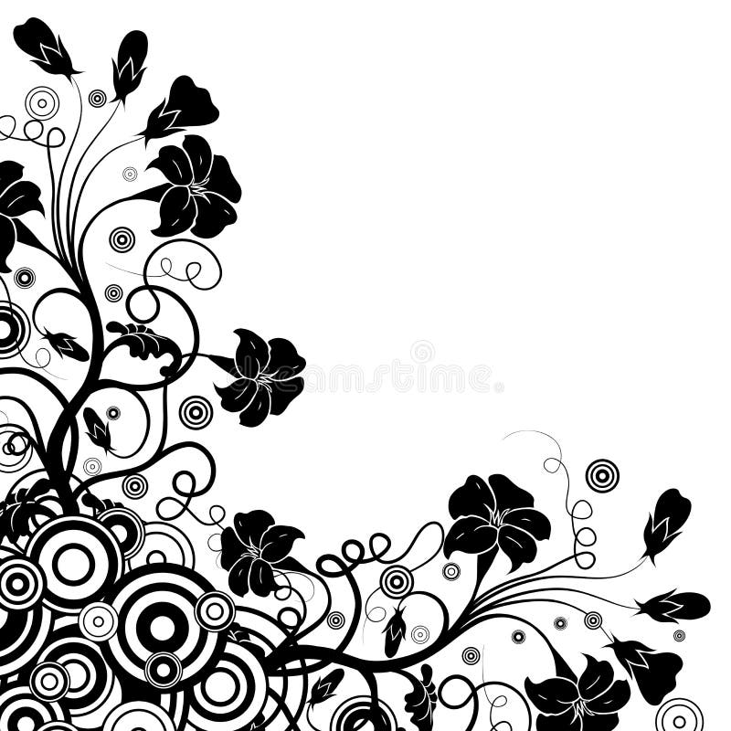 Fondo floral, vector ilustración del vector. Ilustración de resorte ...