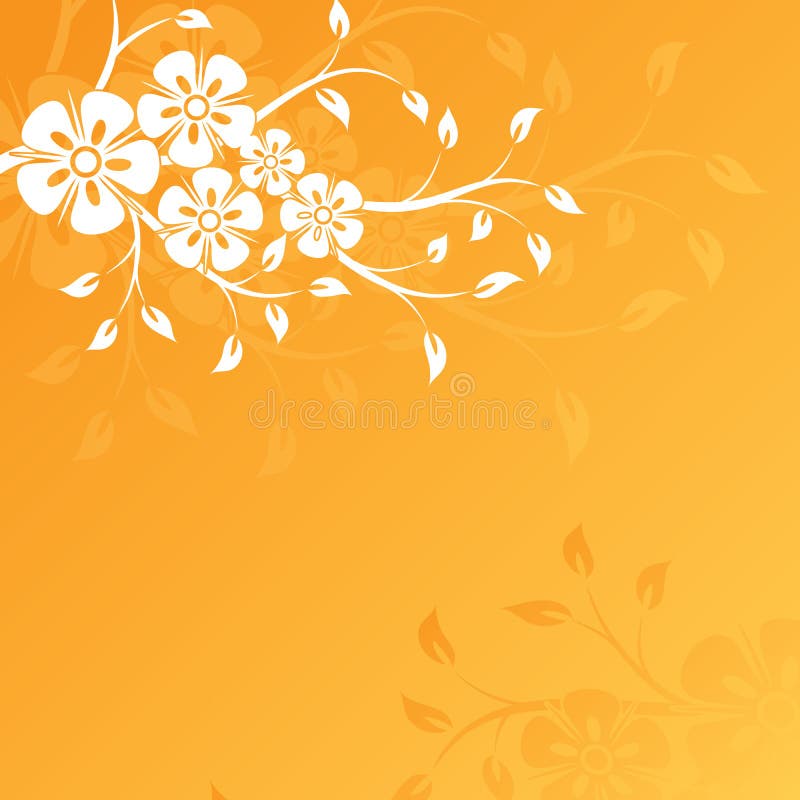 Fondo floral, vector ilustración del vector. Ilustración de cubo - 4932155