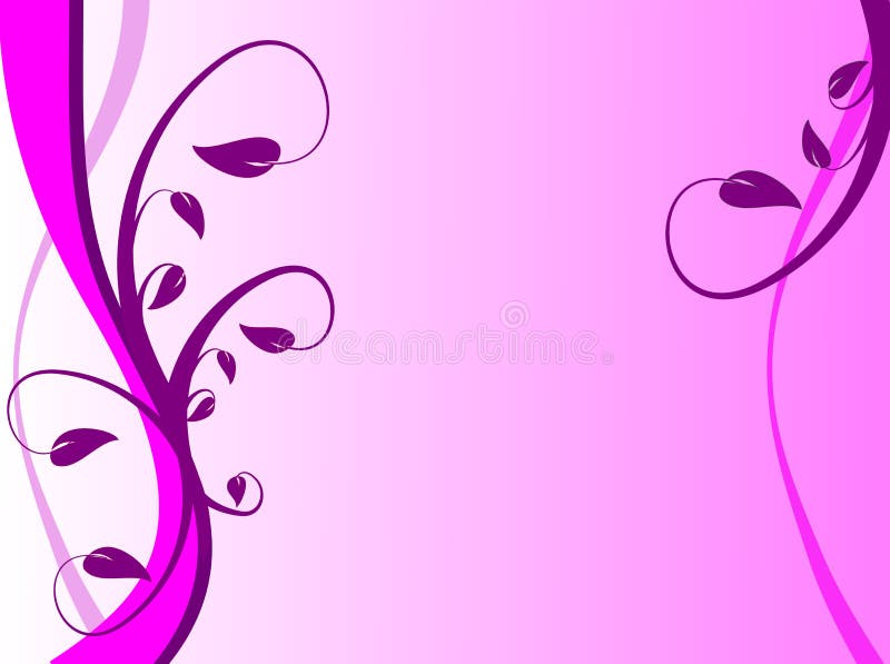 Fondo floral violeta ilustración del vector. Ilustración de flora - 4280315
