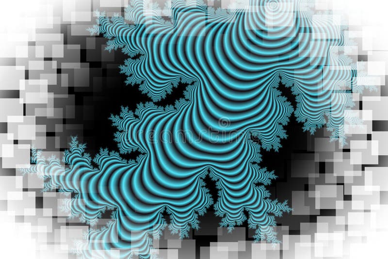 Fondo Fosforescente Del Fractal Imagen de archivo - Imagen de negro ...