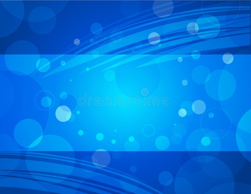 Fondo Horizontal Azul Del Asunto Del Aqua Ilustración del Vector ...