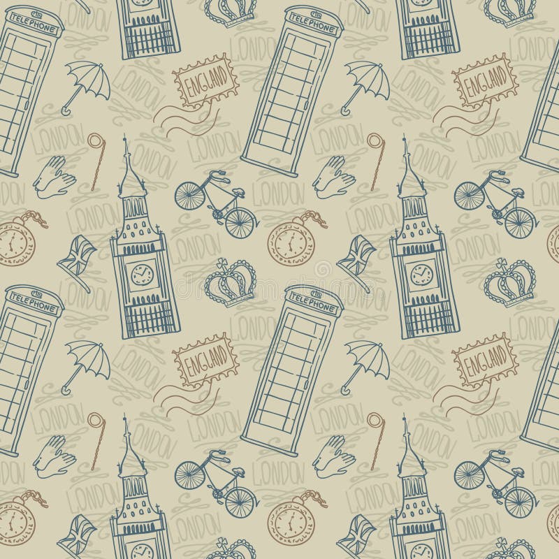 Fondo inglés ilustración del vector. Ilustración de color - 40330010