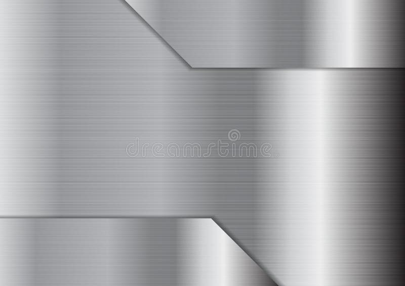 Fondo Metálico Gris Abstracto De La Textura Stock de ilustración ...