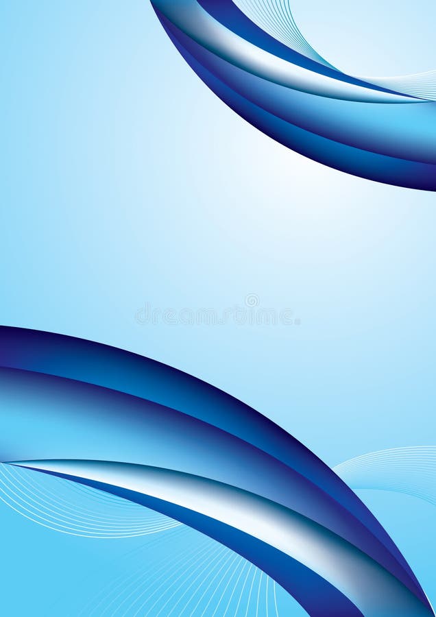 Fondo Moderno Azul Abstracto Stock de ilustración - Ilustración de onda ...