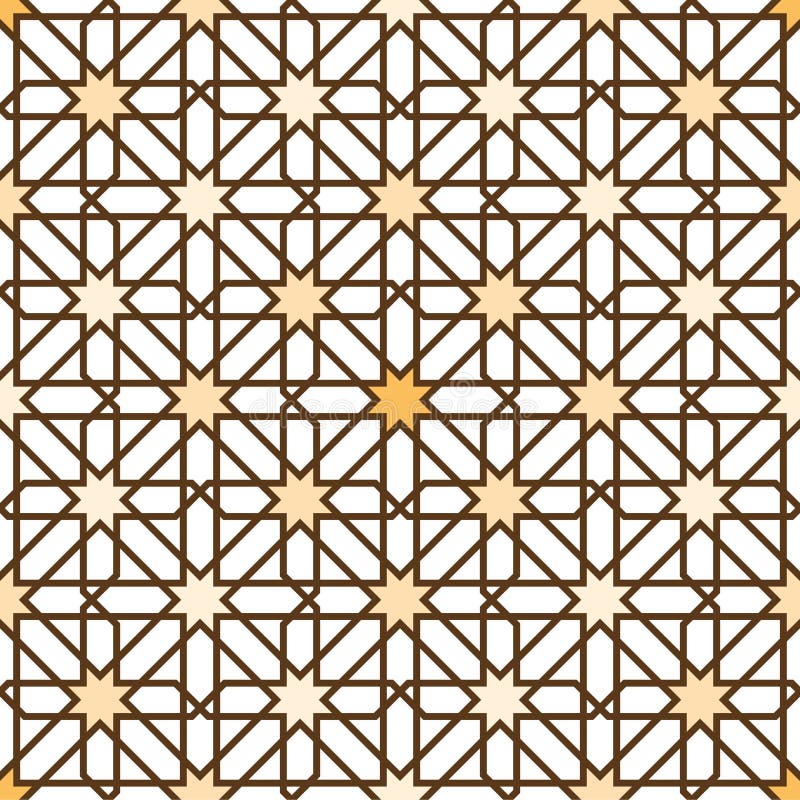 Fondo Inconsútil Del Modelo De La Estrella Mora Ilustración del Vector ...