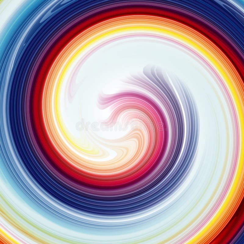Fondo Multicolor Abstracto Del Remolino Stock de ilustración ...