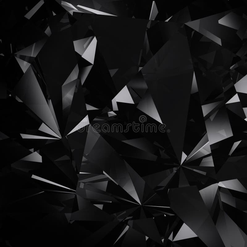 Fondo negro del diamante stock de ilustración. Ilustración de joya ...