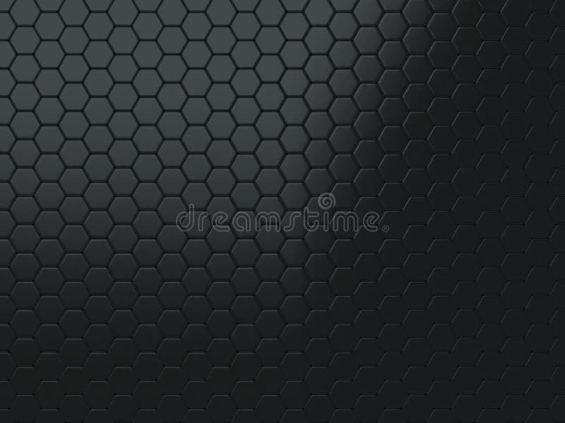 Fondo negro metálico stock de ilustración. Ilustración de forma - 12551638