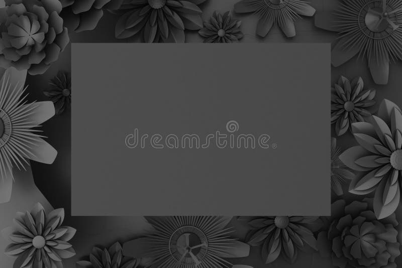 Fondo Negro Rectangular De La Postal Stock de ilustración - Ilustración ...