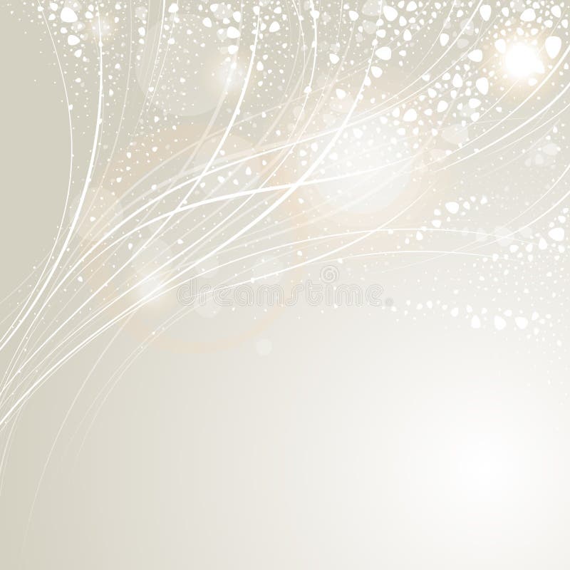 Fondo Neutro Abstracto Con Elementos Brillantes Stock de ilustración ...