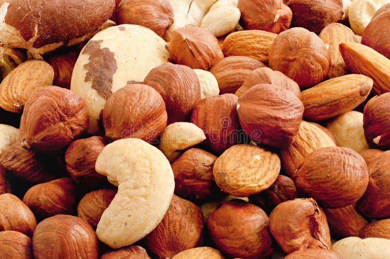 Sistema Nuts del fondo foto de archivo. Imagen de anacardo - 39394500