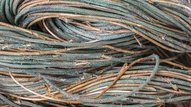 Fondo O Textura De Cables De Cobre Antiguos Imagen de archivo - Imagen ...