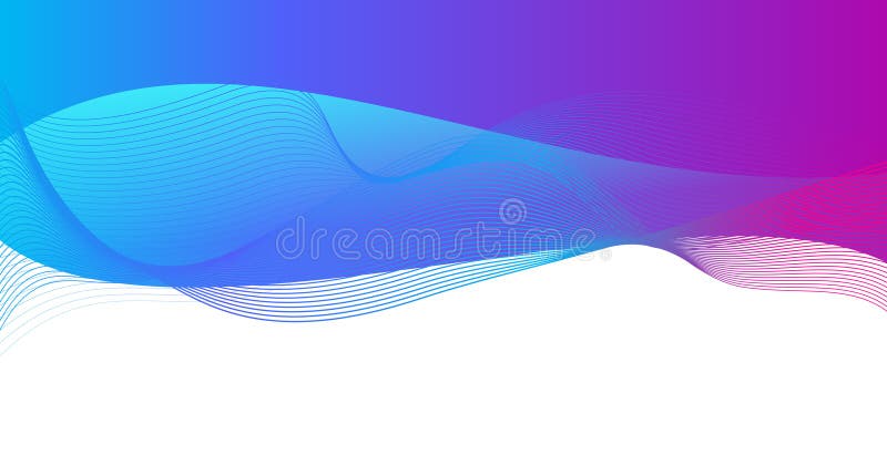 Fondo Ondulado Azul Y Rosa Con Espacio Blanco Ilustración del Vector ...