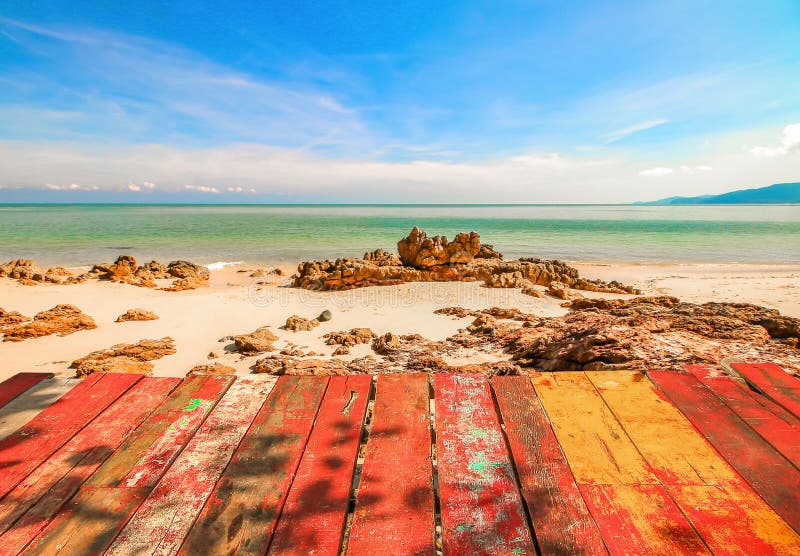 Fondo Pacifico Della Spiaggia Immagine Stock - Immagine di pacifico ...