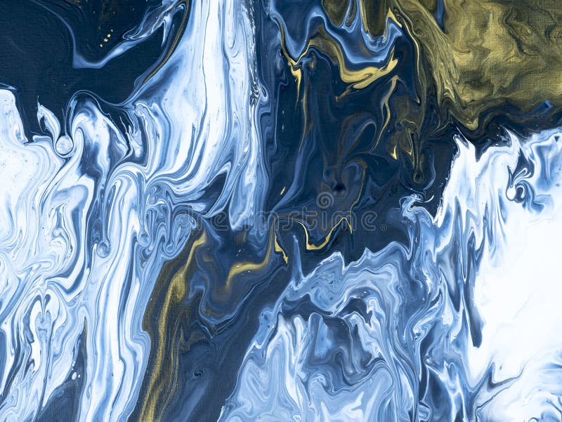 Fondo Pintado a Mano Abstracto Del Azul Y Del Oro Stock de ilustración ... Fondo Pintado a Mano Abstracto Del Azul Y Del Oro Stock de ilustración ...