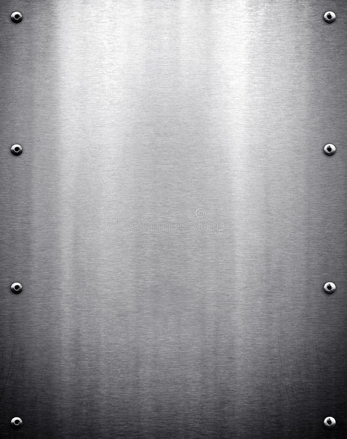 Fondo plateado de metal imagen de archivo. Imagen de cepillado - 12426037