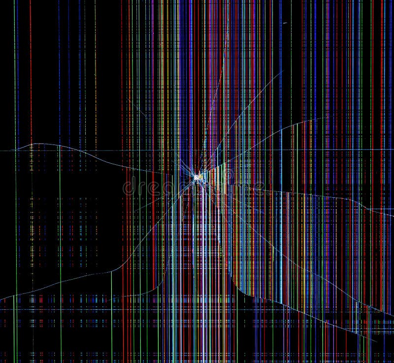 Fondo De Pantalla Lcd Roto. Pantalla De Teléfono Dañada Imagen de ...