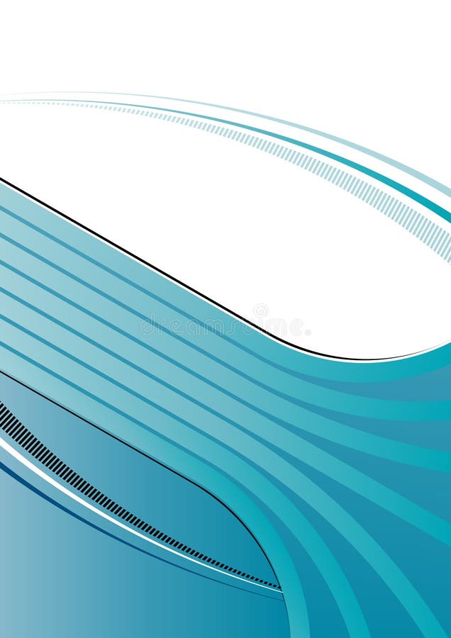Fondo rayado azul ilustración del vector. Ilustración de curvas - 6710373
