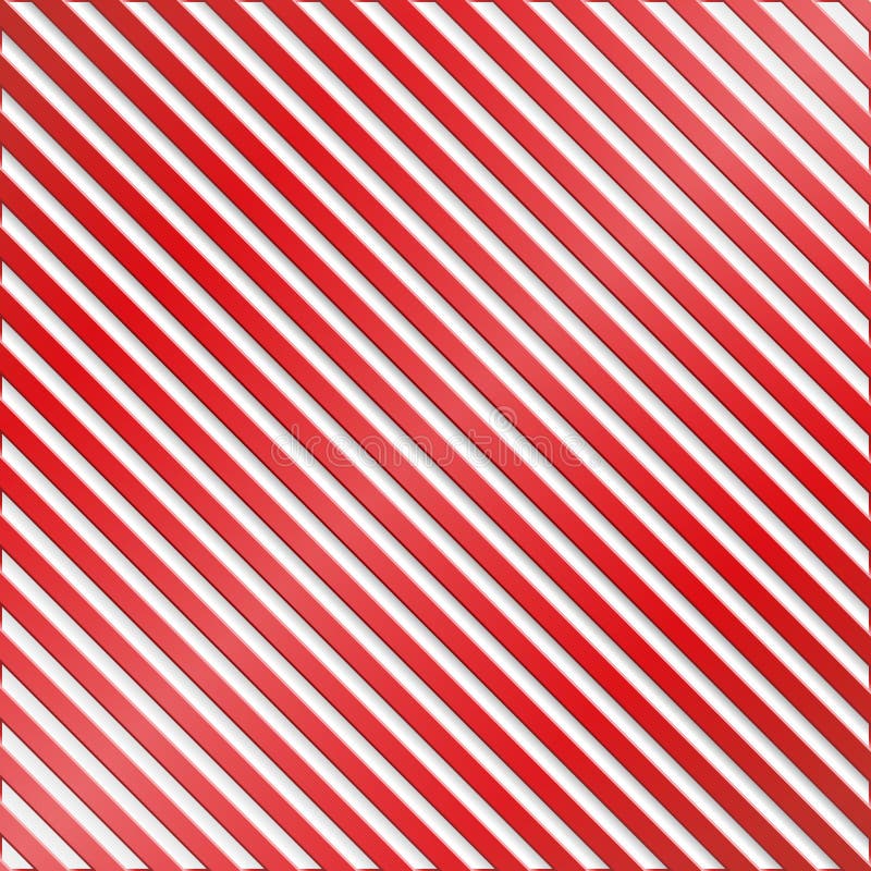 Fondo rayado rojo y blanco ilustración del vector. Ilustración de ...