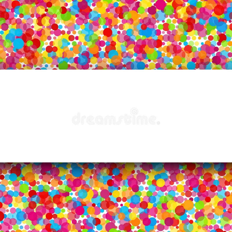Fondo Redondo Colorido De La Celebración Vector Ilustración del Vector ...