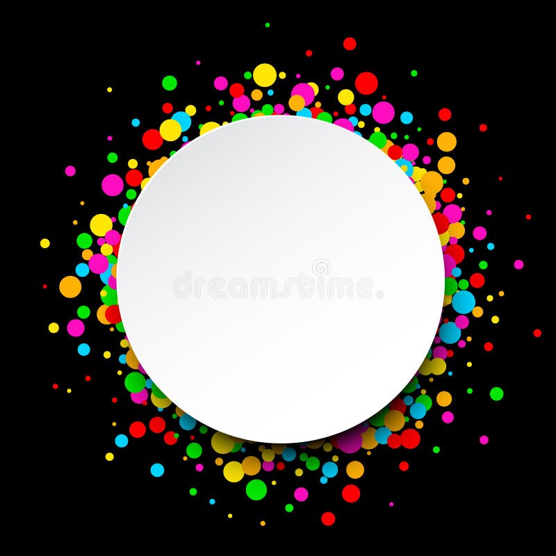 Fondo Redondo Con Rombos Del Color Ilustración del Vector - Ilustración ...