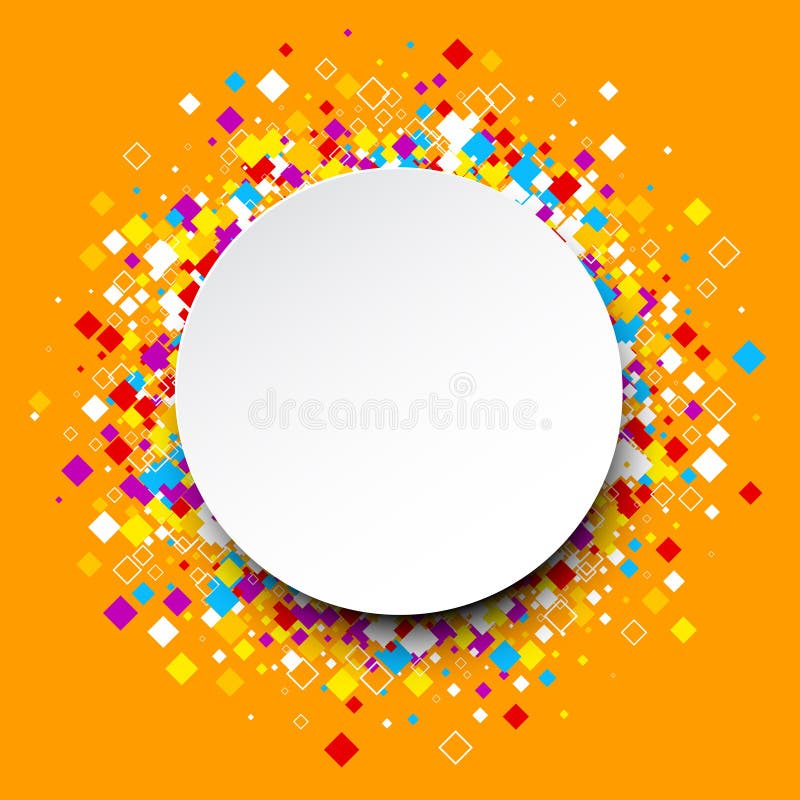 Fondo Redondo Con Rombos Del Color Ilustración del Vector - Ilustración ...