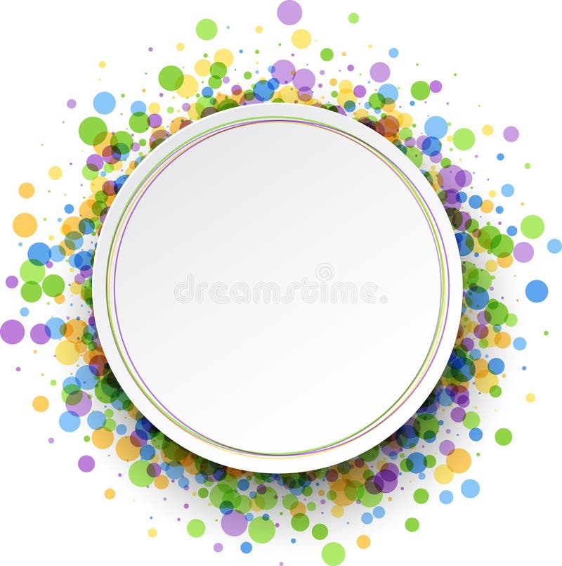 Fondo redondo del color ilustración del vector. Ilustración de redondo ...