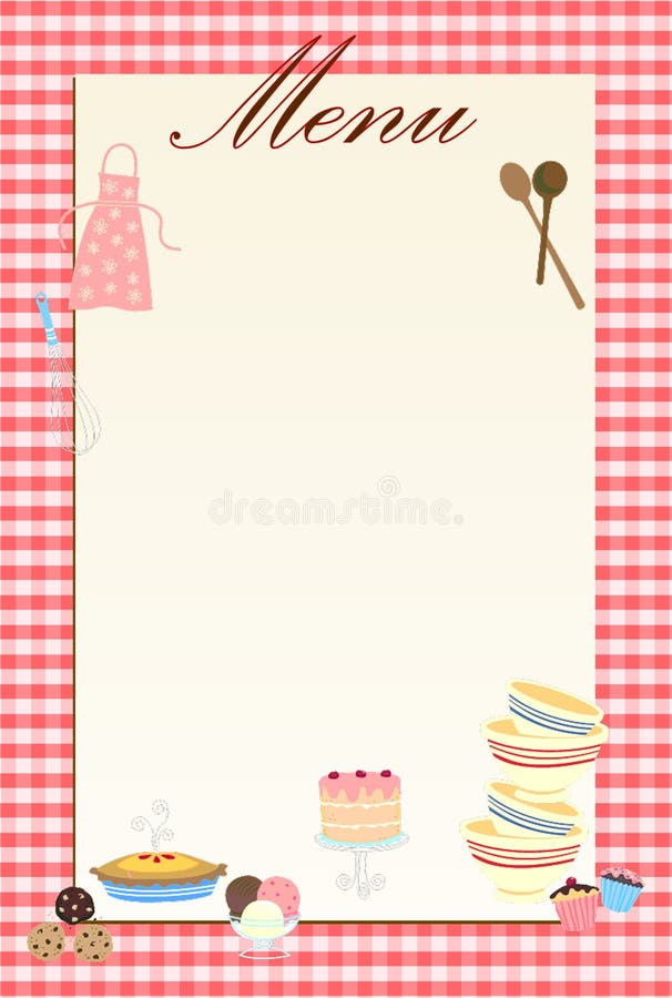 Fondo Retro Del Menú Countrystyle Stock de ilustración - Ilustración de ...