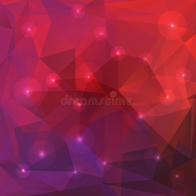 Fondo Inconsútil Abstracto 3d Con Los Triángulos Rojos Ilustración del ...