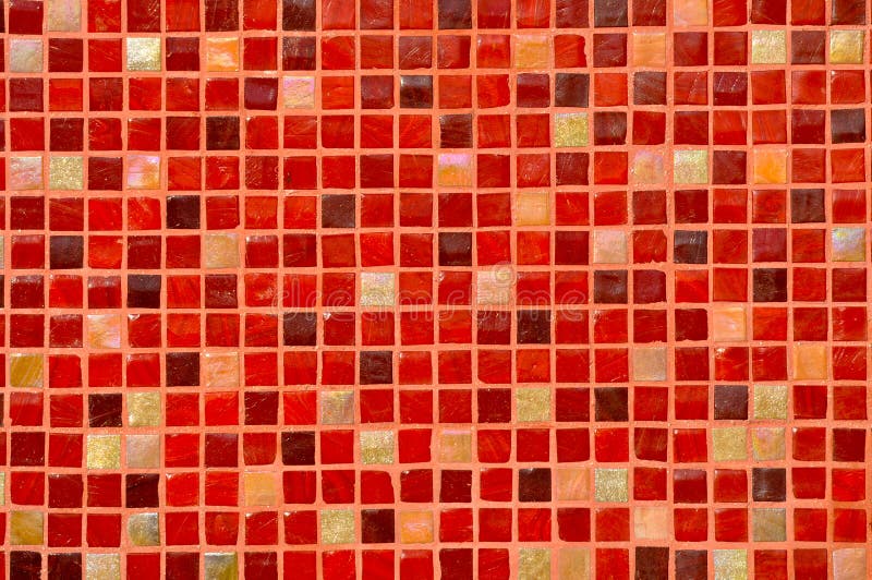 Fondo Rojo De Azulejo De Mosaico Foto de archivo - Imagen de cuadrado ...