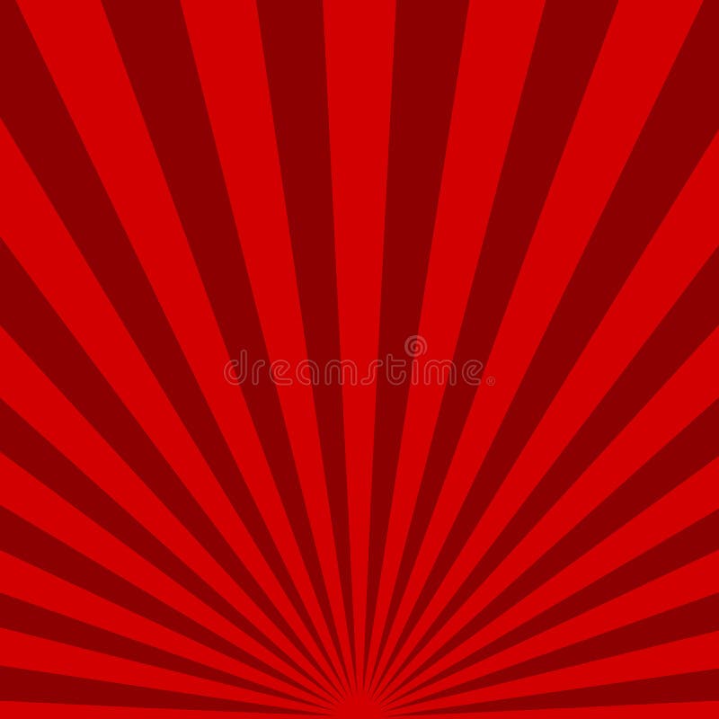 Fondo Rojo De Los Rayos De Sol Ilustración Del Vector Stock de ...