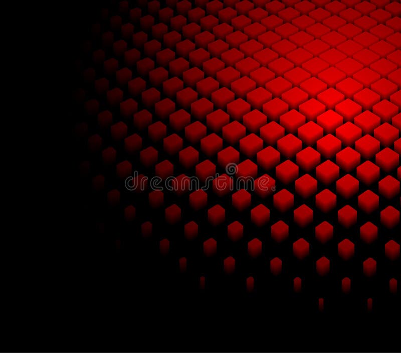 Fondo Rojo Dinámico Abstracto 3d Ilustración del Vector - Ilustración ...