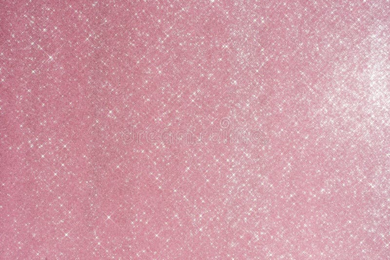 Fondo Rosa Abstracto Con Brillo En Forma De Estrellas. Foto de archivo ...