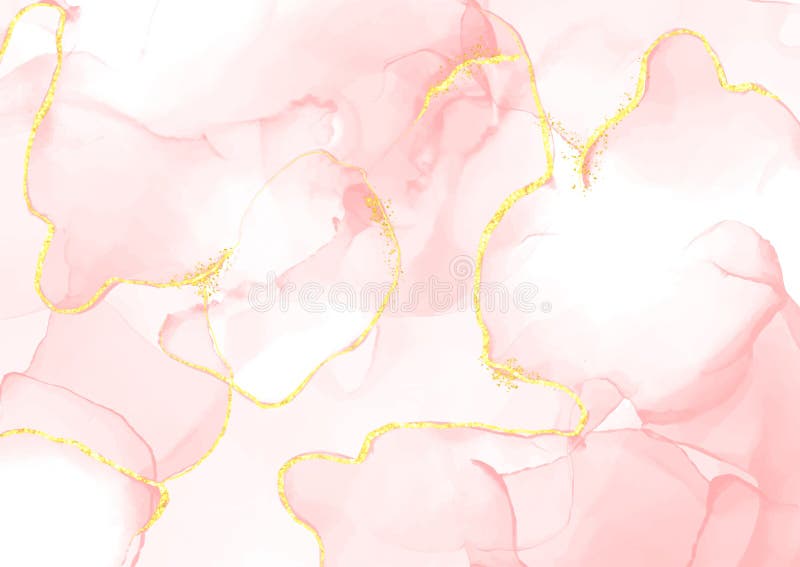 Fondo Rosa Pastel Elegante De Tinta Rosa Ilustración del Vector ...